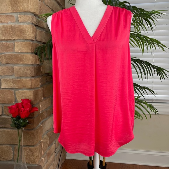 Alfani | Tops | Alfani Satin Vneck Tank Top Royal Peony Nwt | Poshmark